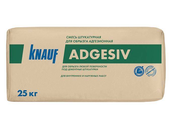 Купить Штукатурка цементная для обрызга адгезионная КНАУФ-Адгезив (25кг ...